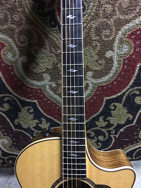 Taylor 814ce 2014 Grand Auditorium Cutaway ES2 pickup system | Reverb