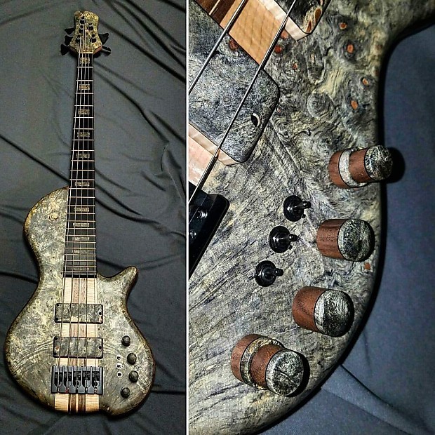 Shawn May Custom 5 string bass | Reverb