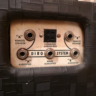 Goya Diro Directional Sound System 1959 - Black-White | Reverb