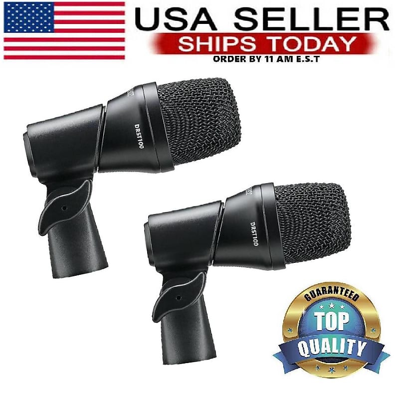 Mic Set For Snare Drums Guitar Amp Tom Rack Floor toms Cajon | Reverb