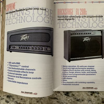 Peavey Amp Catalog 1996 5150 Classic 30 50 100 Delta Blues | Reverb