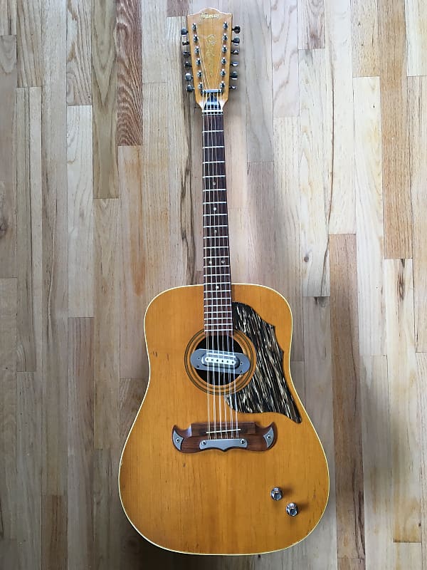 Vintage Framus Texan 12 String Acoustic/Electric Guitar c. | Reverb