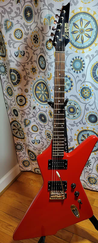 1993 Ibanez Z Silver Cadet - Explorer - Destroyer - Red | Reverb