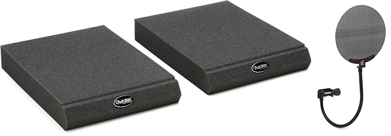 Auralex MoPAD-XL Monitor Speaker Isolation Pads Bundle with | Reverb