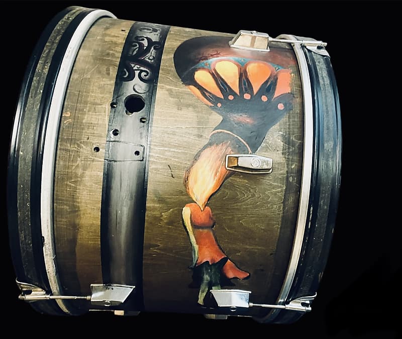 Peavey drum shells with custom paint | Reverb