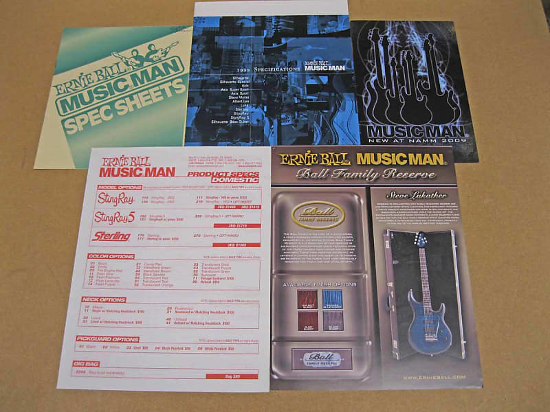Music Man Catalog Collection | Reverb