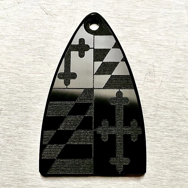 Forbidden Engravings PRS Truss Rod Cover - Maryland Flag | Reverb