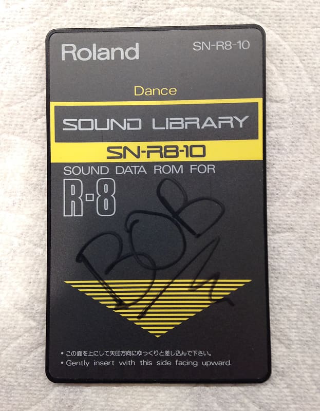 Roland SN-R8-10 Roland R-8 Dance Card Data Rom R-8m TR-909 | Reverb