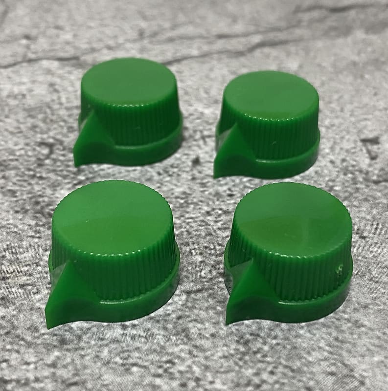 4x Green Davies Klon 1400 Chicken Pointer Knob Amp Guitar | Reverb