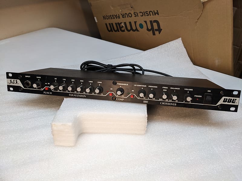 BBE Model 383 Bass Preamp built-in Sonic Maximizer 1U | Reverb
