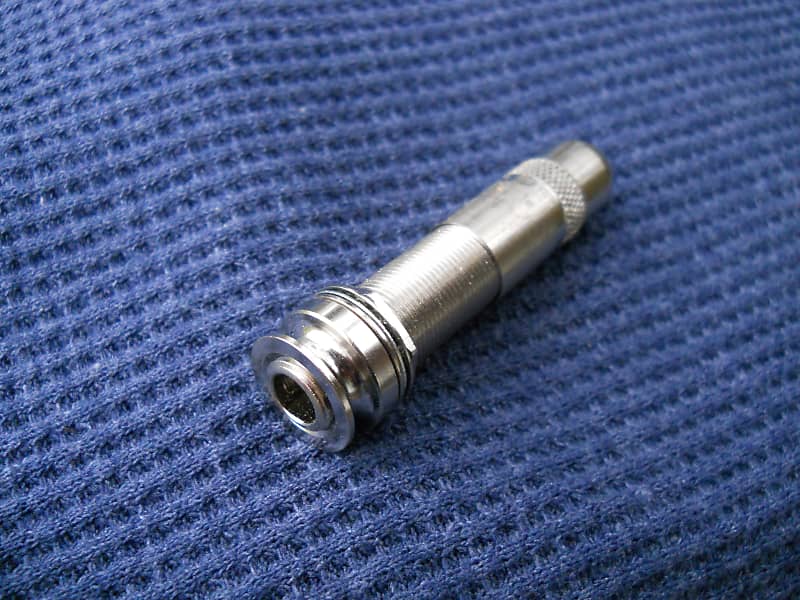 Threaded Endpin SwitchJack; Satin Chrome | Reverb