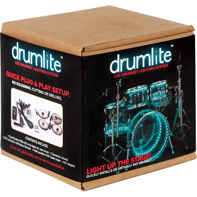 DrumLite Dual LED Lighting Kit for Acrylic Drum Sets - | Reverb UK