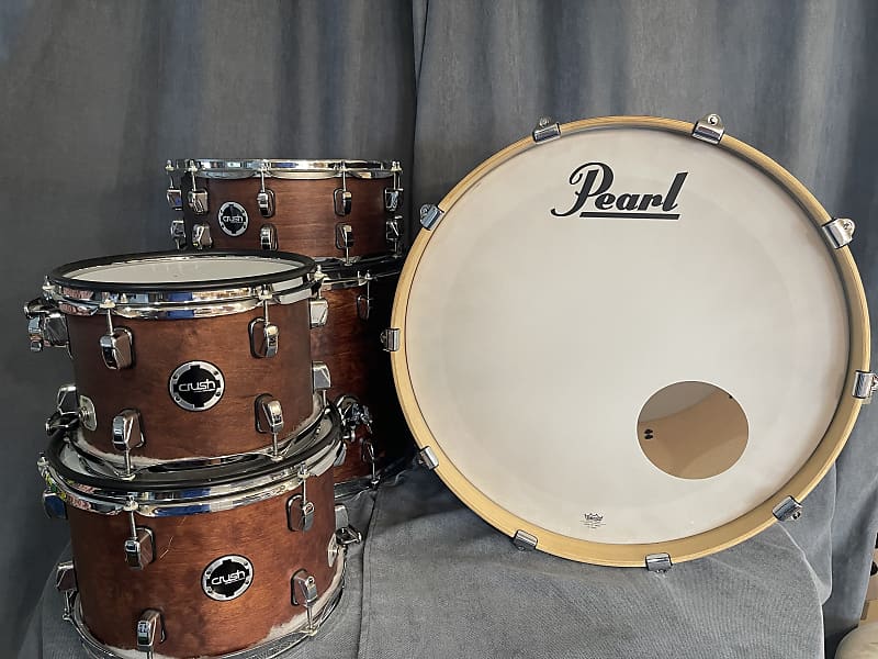 Crush ELECTRONIC Birch 5 Piece 10-12-14-16-22 2015 - Walnut | Reverb