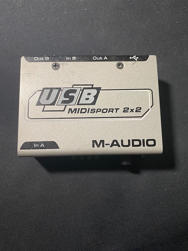 M-Audio USB Midisport 2x2 - gray | Reverb