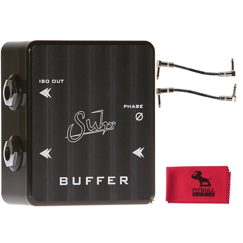 Suhr Buffer Pedal Guitar Effects Pedal w/ Patch Cables & | Reverb