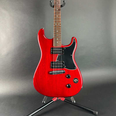 Used Fender Stratosonic HH Crimson Red w/case TSU18026 | Reverb