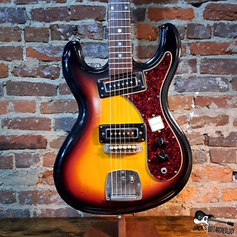 Univox Phase One Custom Hi Flyer w/ NOS Teisco Pickups & | Reverb