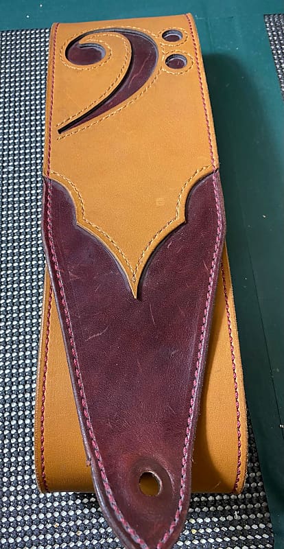 Gecko Leather Works Custom Bass Strap | Reverb