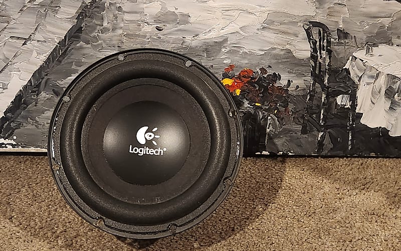 Logitech Logitech 8 inch heavy duty subwoofer 2000 - Metal | Reverb