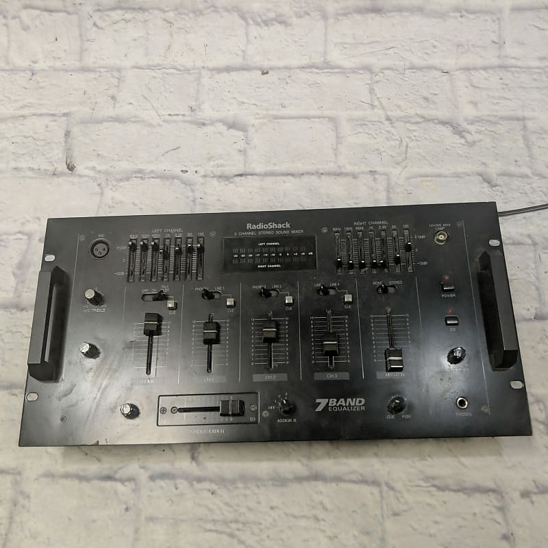 Radio Shack 32-3012 3 Channel Stereo DJ Mixer | Reverb