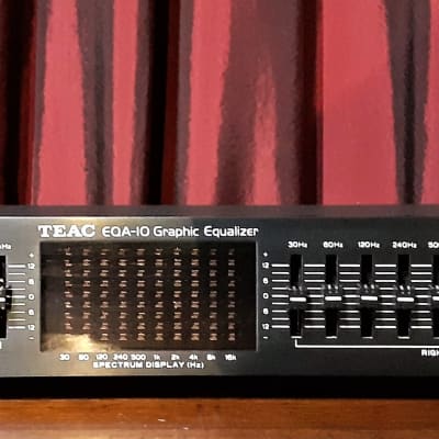 1981 TEAC EQA-10 MKII Stereo Ten Band Graphic Equalizer | Reverb