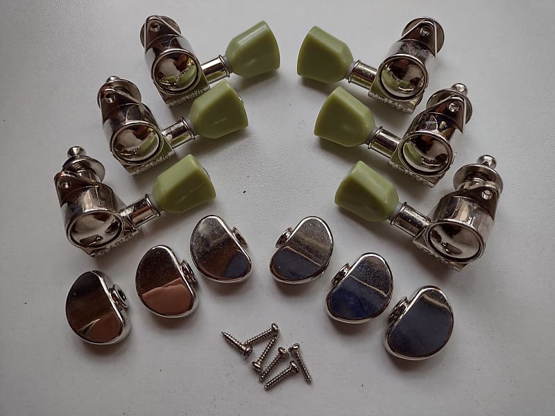 Grover Rotomatic tuners-PLUS interchangeable buttons | Reverb UK