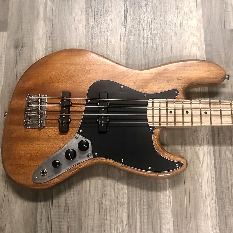 Partscaster Jazz Bass 2022 Worn Relic Gunstock | Reverb