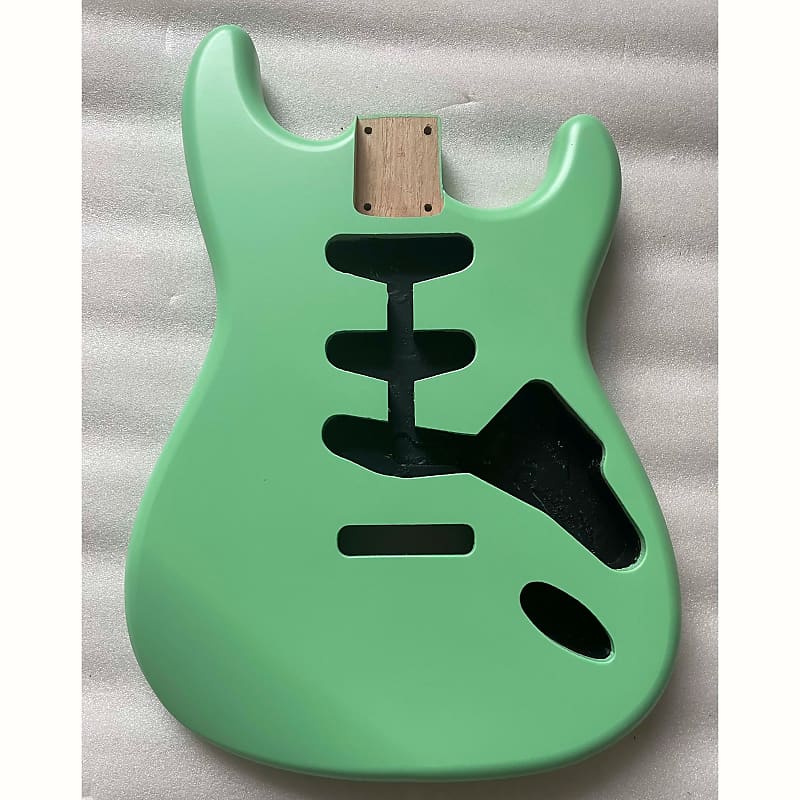 Matte Green Alder Stratocaster Strat Style Guitar Body | Reverb