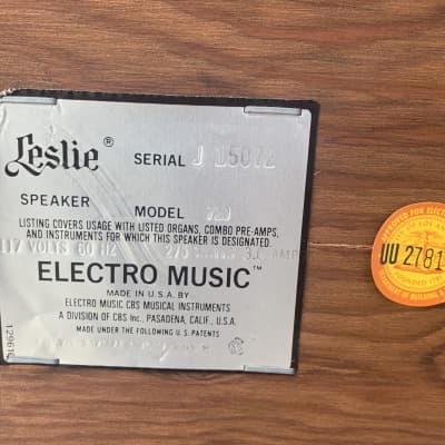 Leslie 720 1970's - Mahogony | Reverb