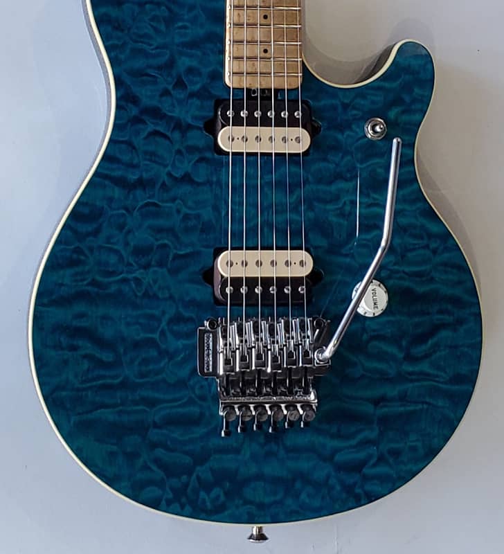 Ernie Ball Music Man EVH Signature 1993 Blue Translucent | Reverb