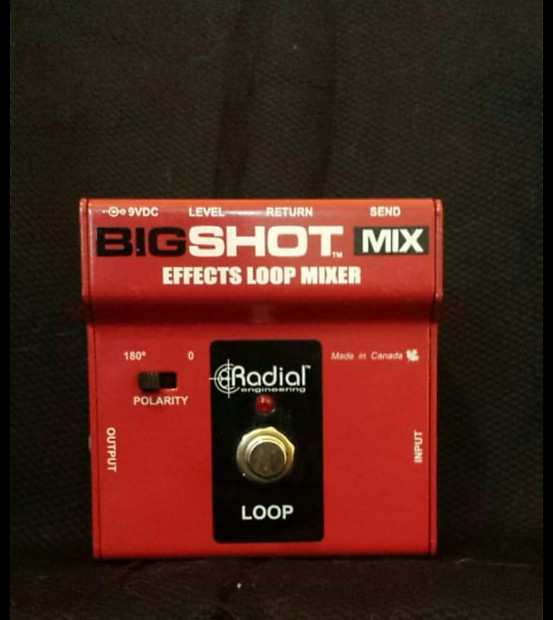 Radial Engineering Big Shot Effects Loop Mixer 2000's Crimson | Reverb