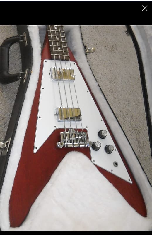 Gibson Flying V Bass 2012 - Cherry - w/Original Case | Reverb