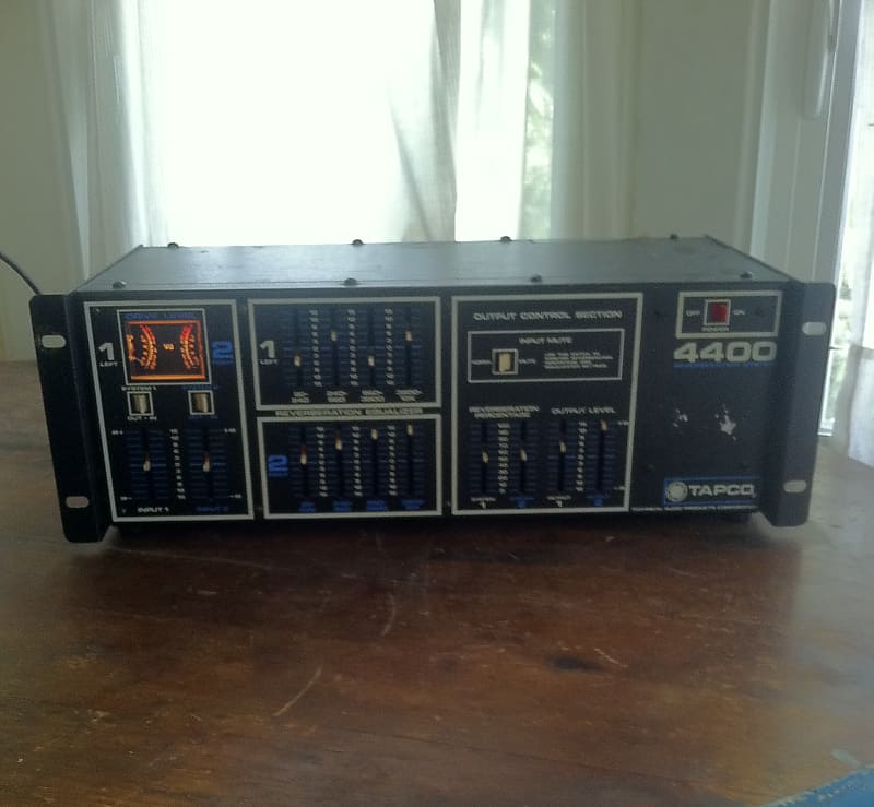 TAPCO Tapco 4400 Spring Reverb Unit Vintage Analog Stereo | Reverb