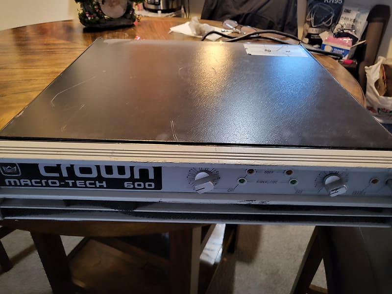Crown Macro Tech 600 Gray/Black | Reverb
