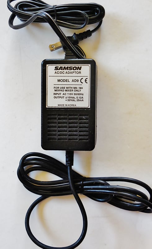 Samson Model AD9 AC/DC Adaptor - New Open Box | Reverb