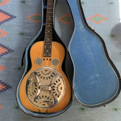 1930's Regal Model 45 Spruce Top Resonator Guitar Dobro Round | Reverb