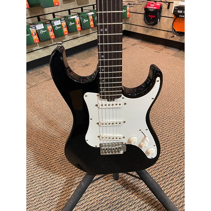 *USED* Washburn Lyon Strat | Black | Reverb