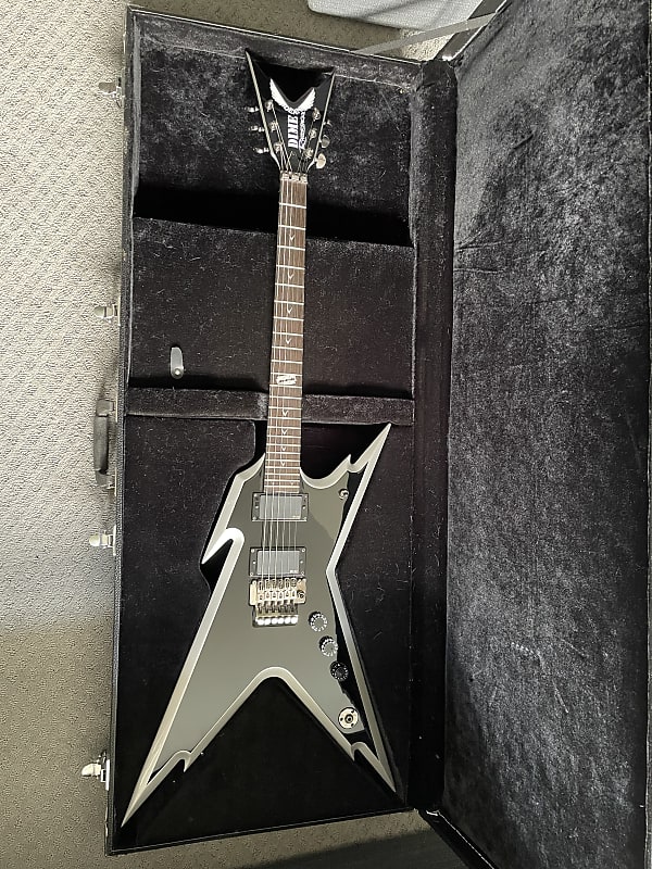 Dean Razorback 2006-2007 - Black & Silver | Reverb