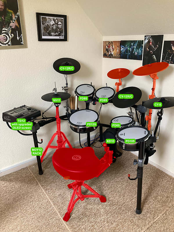 Roland TD12 Electronic Drum Kit - with upgraded OLED display | Reverb