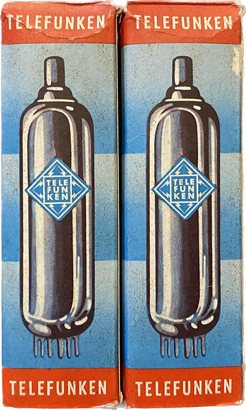 Telefunken V72 Microphone Preamp NOS NIB Tube Compliment | Reverb