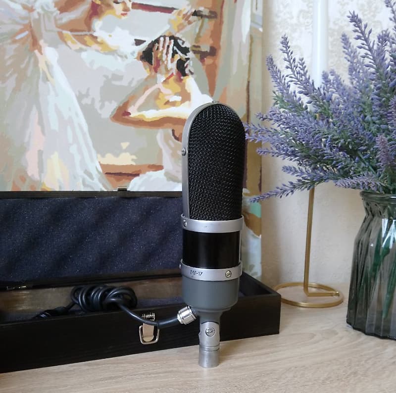 Soviet vtg ribbon microphone Oktava ml-17 1968 #651 XLR | Reverb