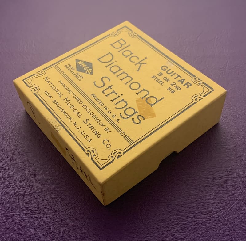 Vintage 1930s NOS National string co Black Diamond strings | Reverb