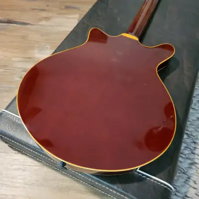 1986 Guild Brian May BHM1 Cherry Quilt Top Electric Guitar | Reverb