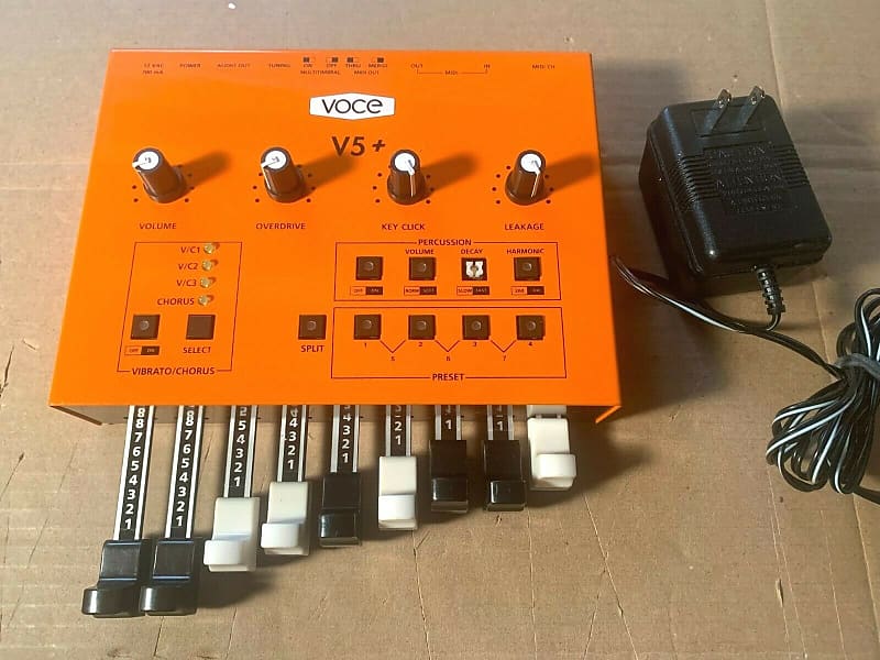 VOCE V5+ PLUS MIDI Hammond B3 clonewheel organ drawbar | Reverb