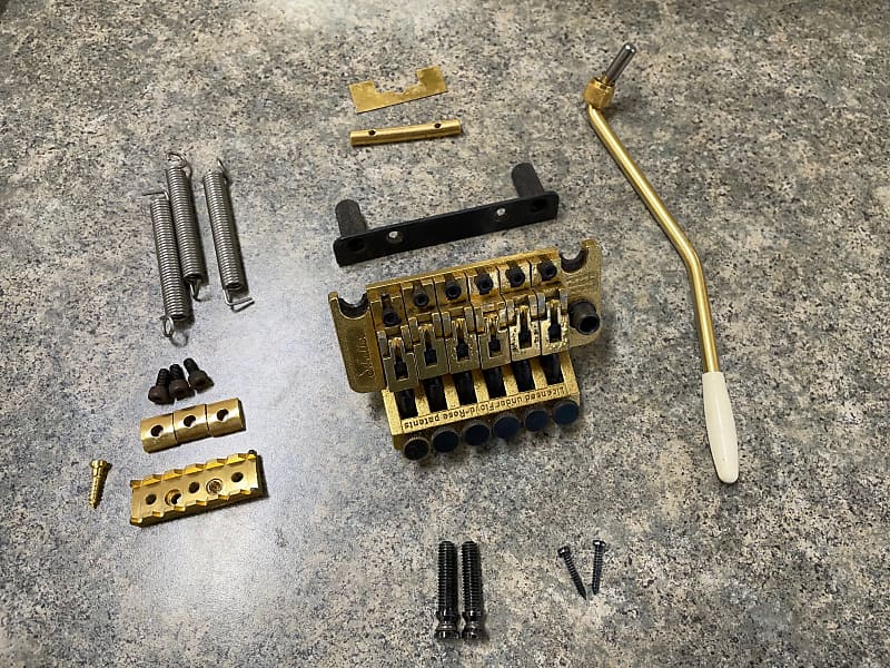 Gold Schaller (Floyd Rose) Tremolo Bridge | Reverb