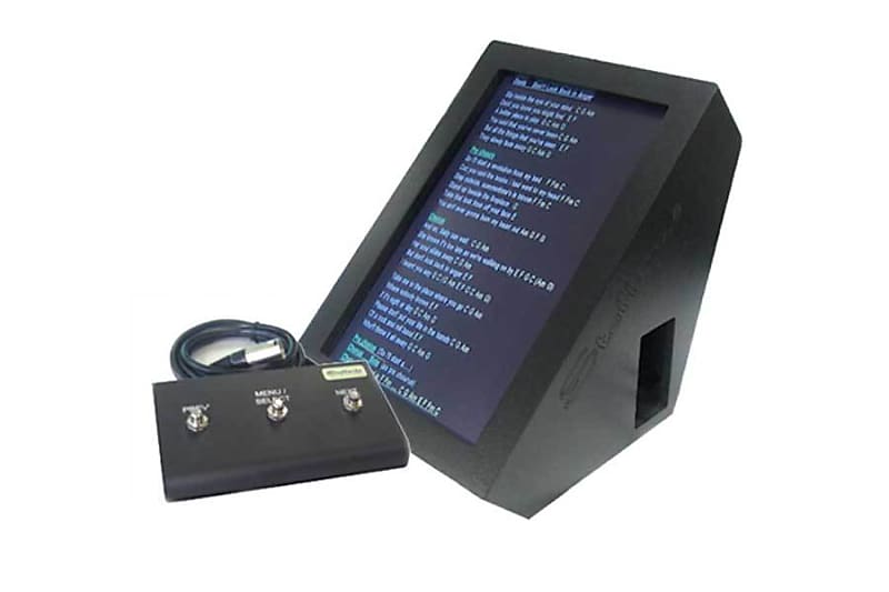 Stageprompter On Stage Teleprompter to Display Lyrics for | Reverb