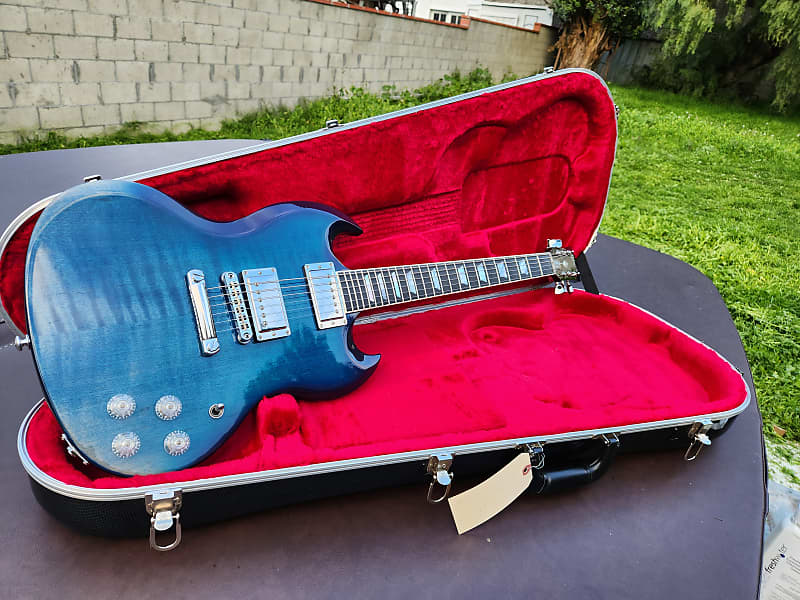 Gibson SG High Performance HP 2019 w OHSC and case candy Blue | Reverb