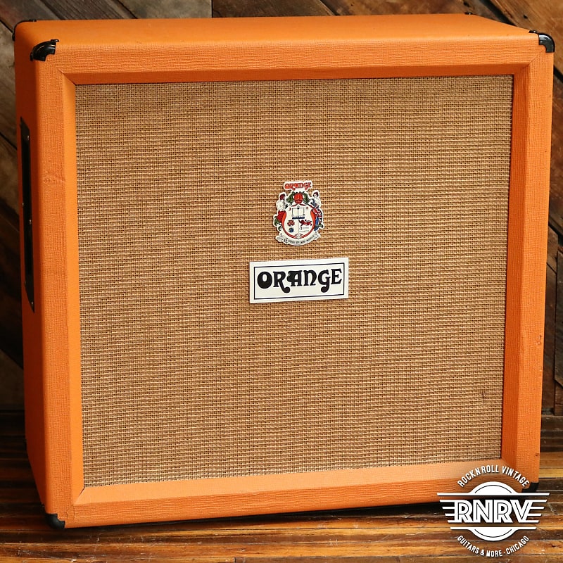1974 Orange 4x12 Speaker Cabinet OR (Made in UK) Vintage | Reverb