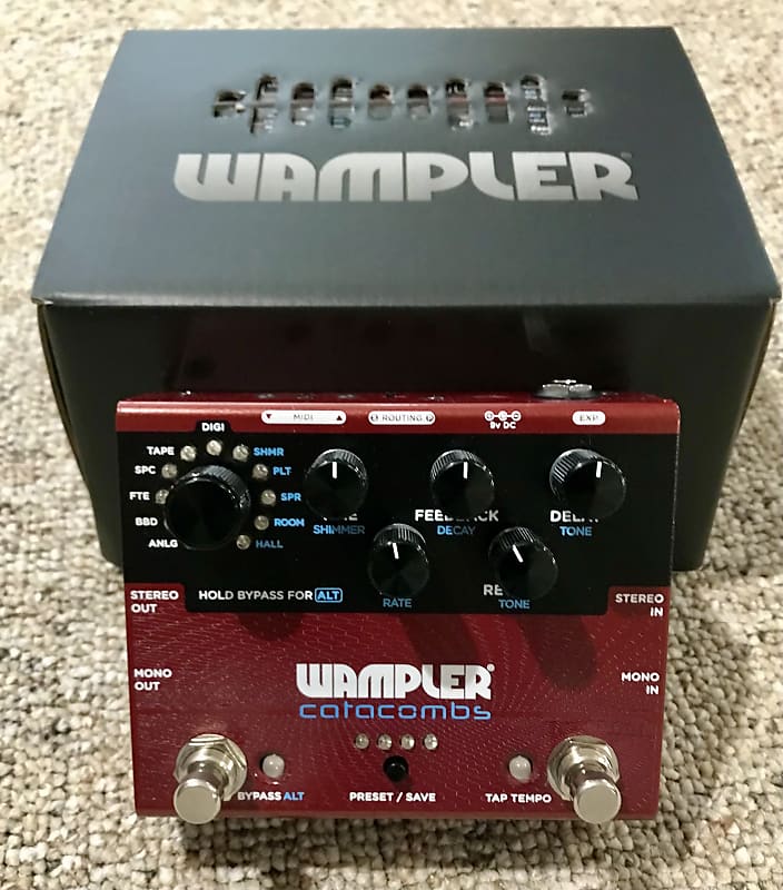 Wampler Catacombs Delay/Reverb Pedal | Reverb