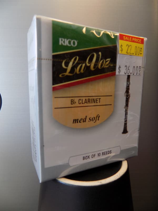La Voz Bb Clarinet Reeds (Med Soft) 10 Pack | Reverb